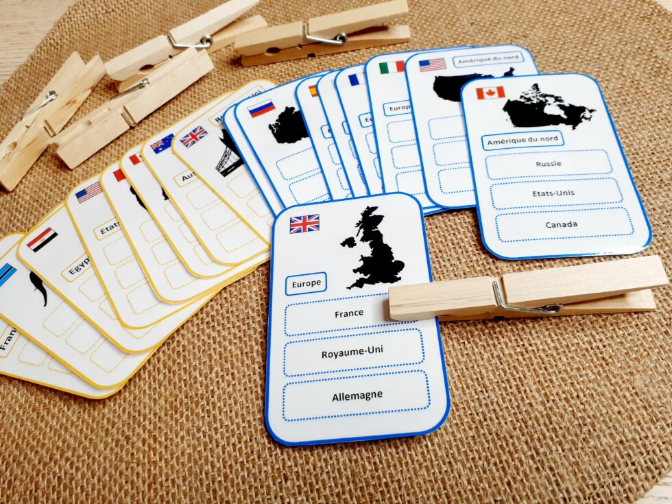 Cartes à pinces - Blog - C'est élémentaire